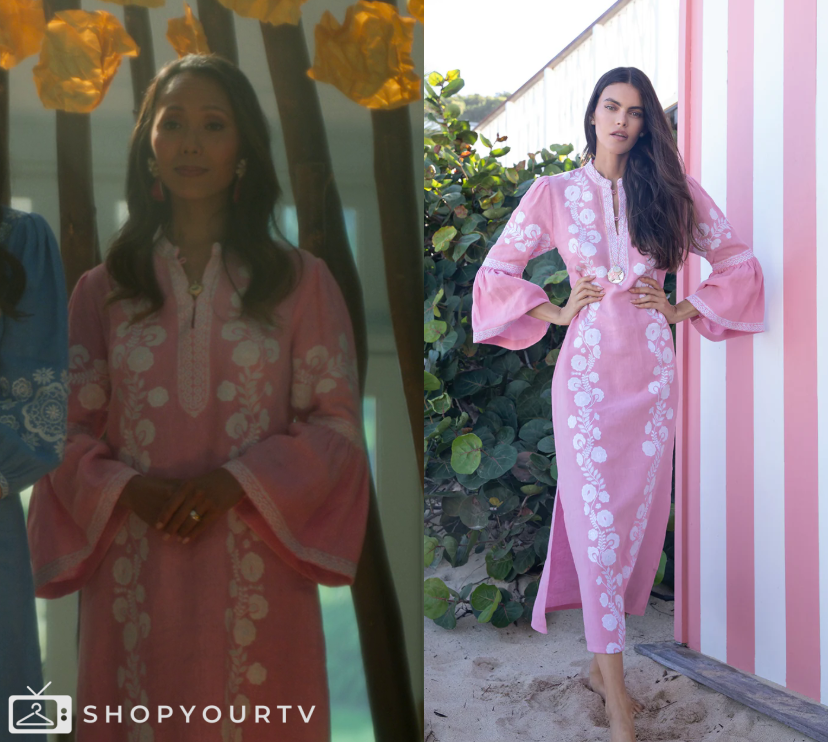 Sirens: Season 1 Episode 5 Pink Embroidery Dress | Shop Your TV