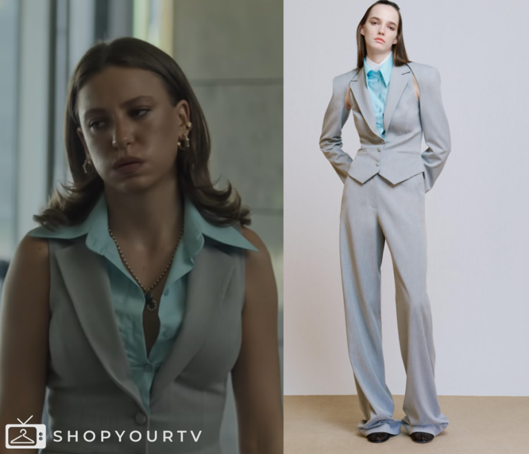 Thank You Next: Season 2 Leyla's Grey Suit & Shirt Set | Shop Your TV