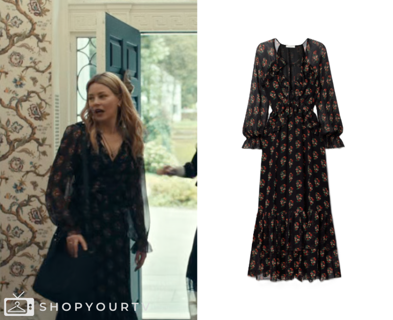 The Better Sister: Season 1 Episode 4 Nicky's Floral Sheer Lace Dress ...