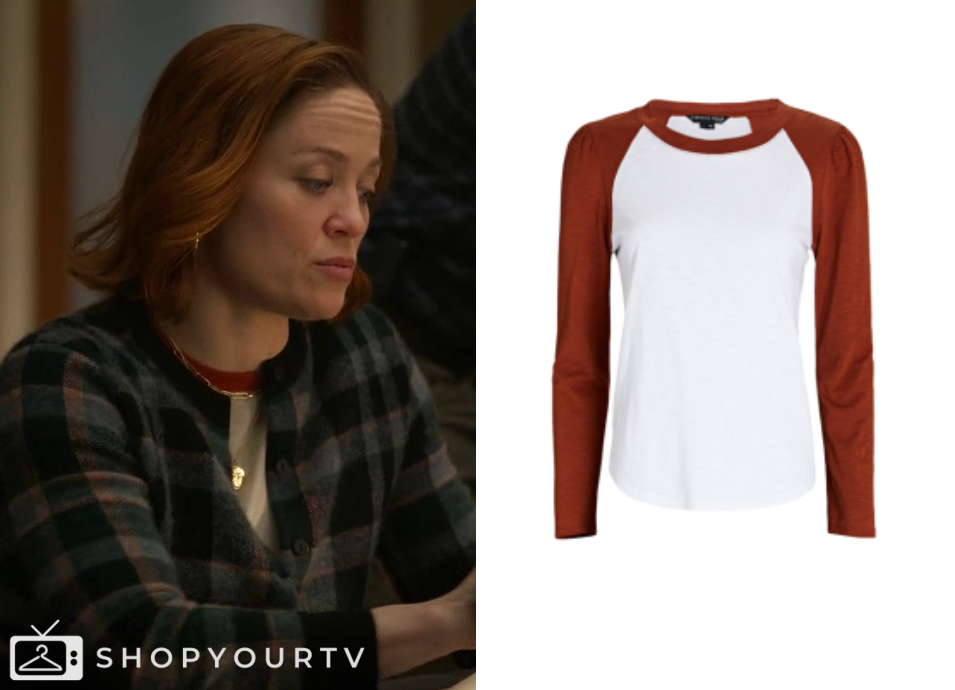 Will Trent: Season 3 Episode 17 Angie's Red & White Raglan Top | Shop ...