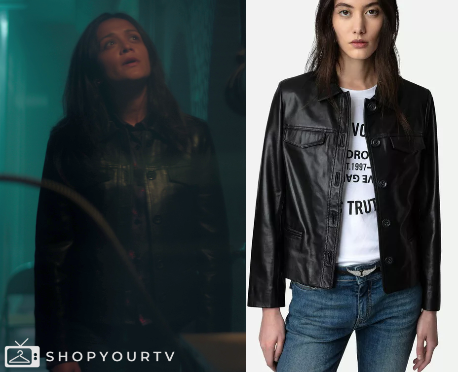 YOU: Season 5 Episode 9 Nadia's Leather Jacket | Shop Your TV