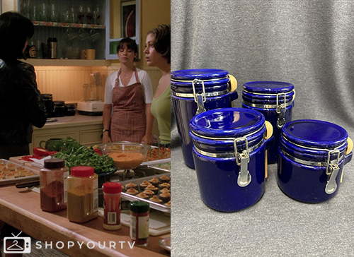 Charmed (1998): Season 1 Episode 6 Manor’s Kitchen Blue Canisters ...