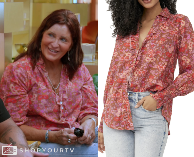 Destination X: Season 1 Episode 1 Kimberly Conner's Pink Floral Blouse ...