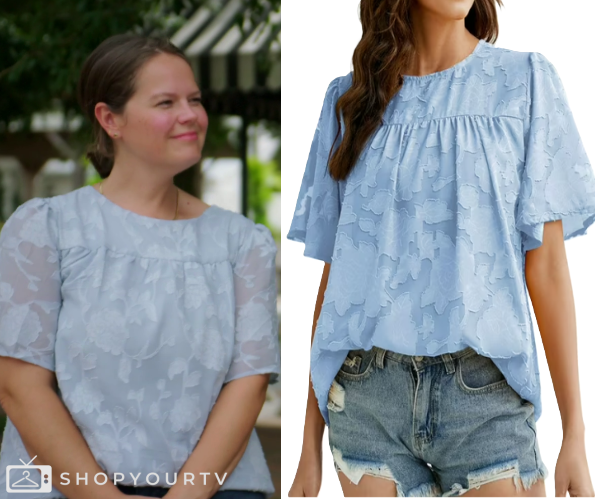 Mini Reni: Season 1 Episode 2 Blue Floral Blouse | Shop Your TV