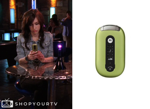 One Tree Hill: Season 6 Episode 21 Mia's Green Flip Phone | Shop Your TV