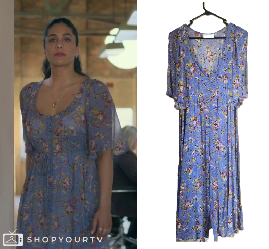 Strife: Season 2 Episode 5 Jeet's Purple Floral Dress | Shop Your TV