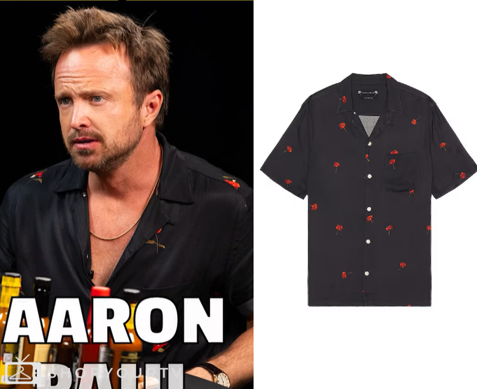 Hot Ones: Season 27 Episode 1 Aaron Paul's Black & Red Poppy ...