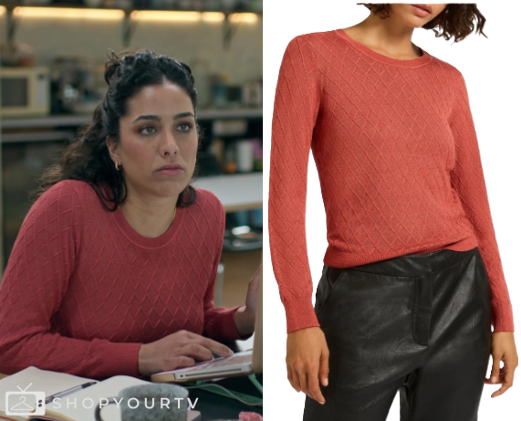 Strife: Season 2 Episode 2 Jeet's Diamond Knit Sweater | Shop Your TV