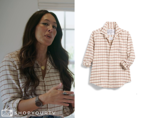 Mini Reni: Season 1 Episode 3 Joanna Gaines' White & Red Square Check ...