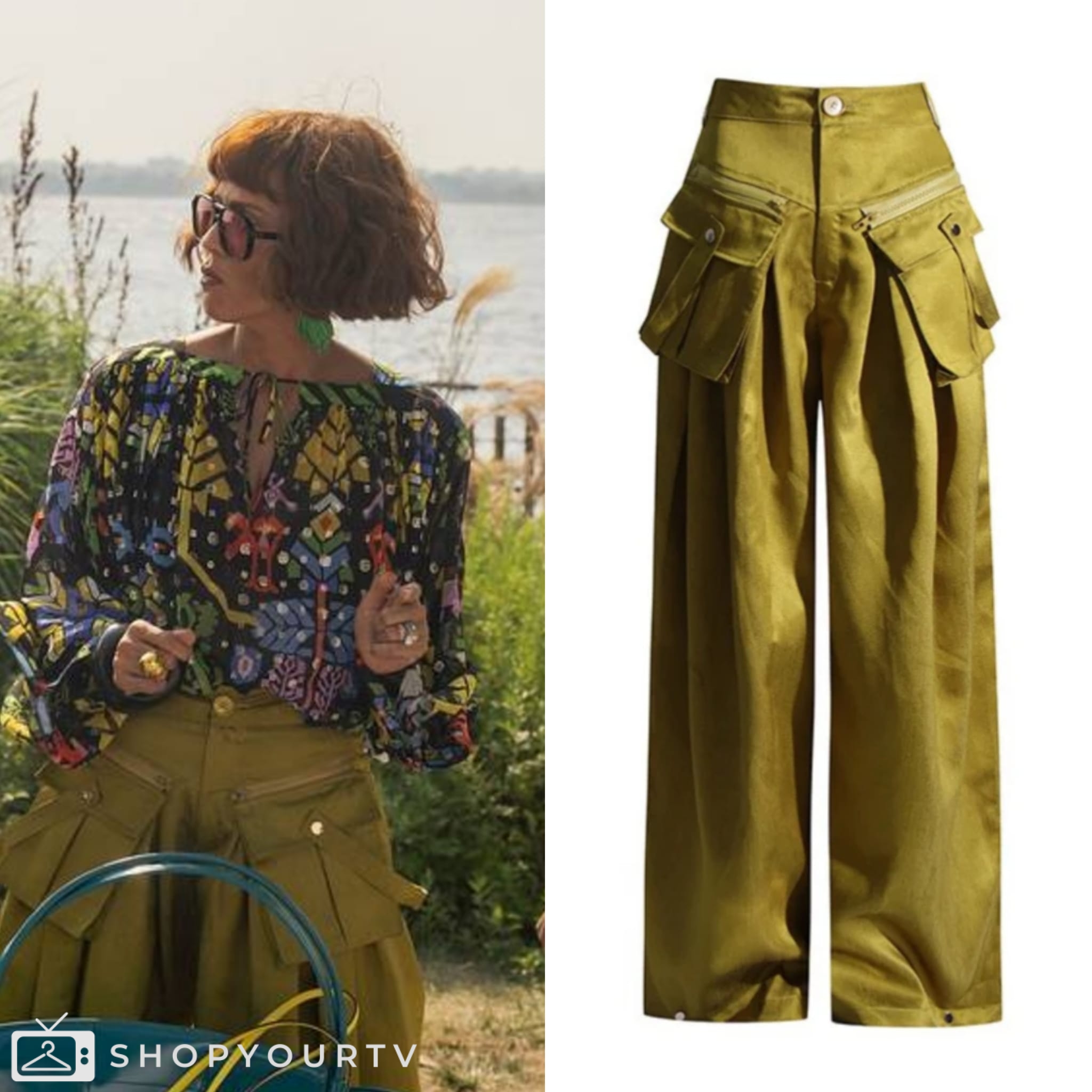 And Just Like That: Season 3 Episode 5 Lisa’s Satin Cargo Trousers ...