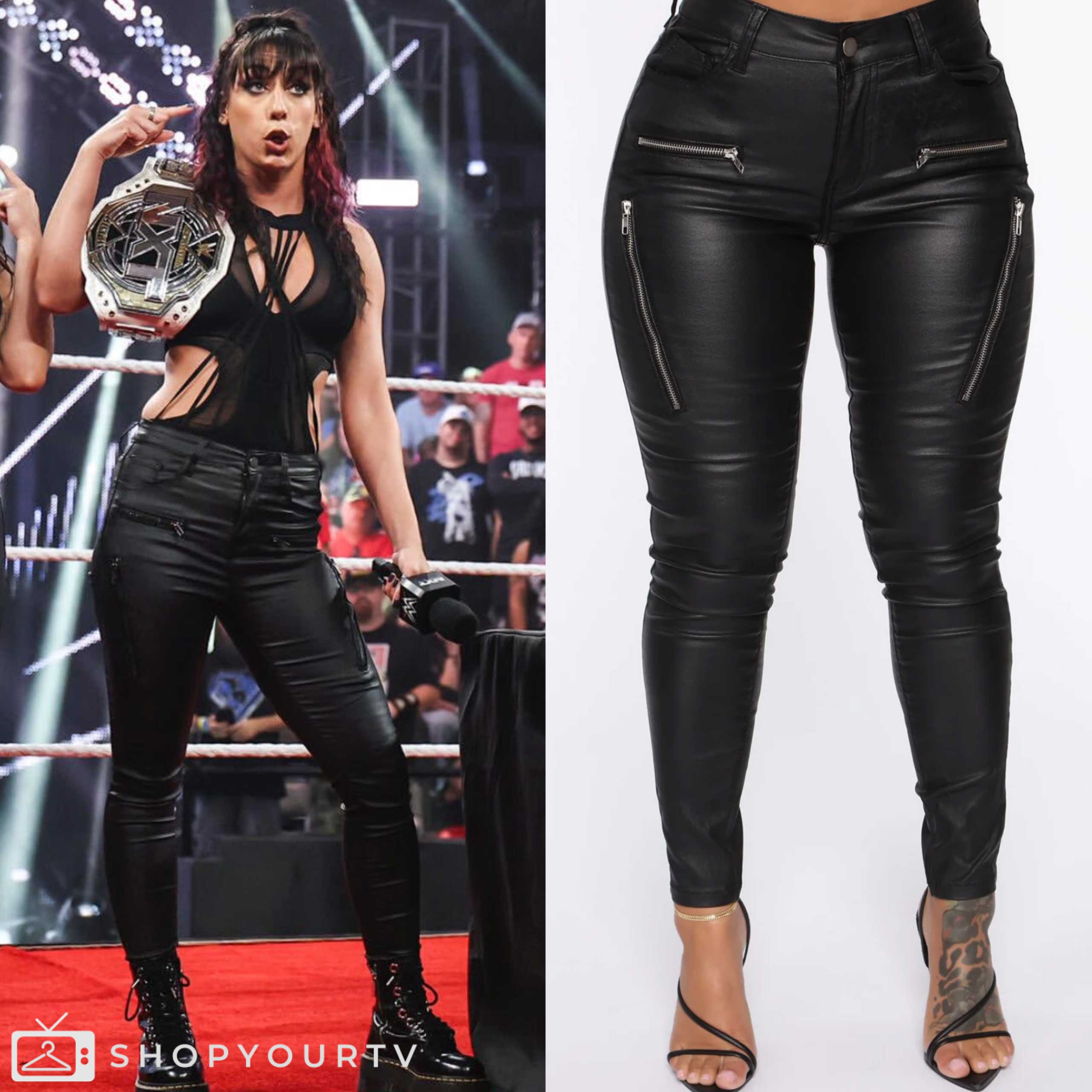 WWE NXT June 2025: Jacy's Leather Pants | Shop Your TV