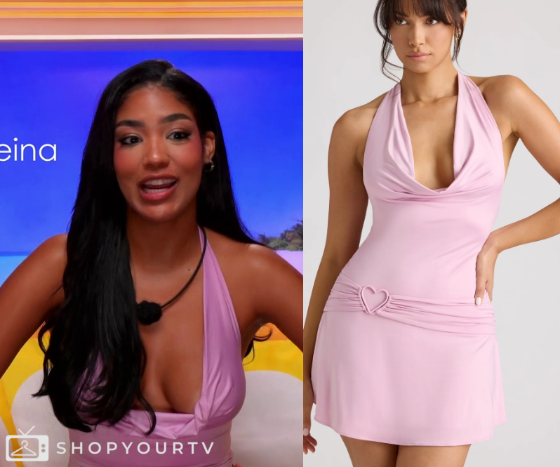 Love Island USA: Season 7 Episode 19 Andreina's Pink Dress | Shop Your TV