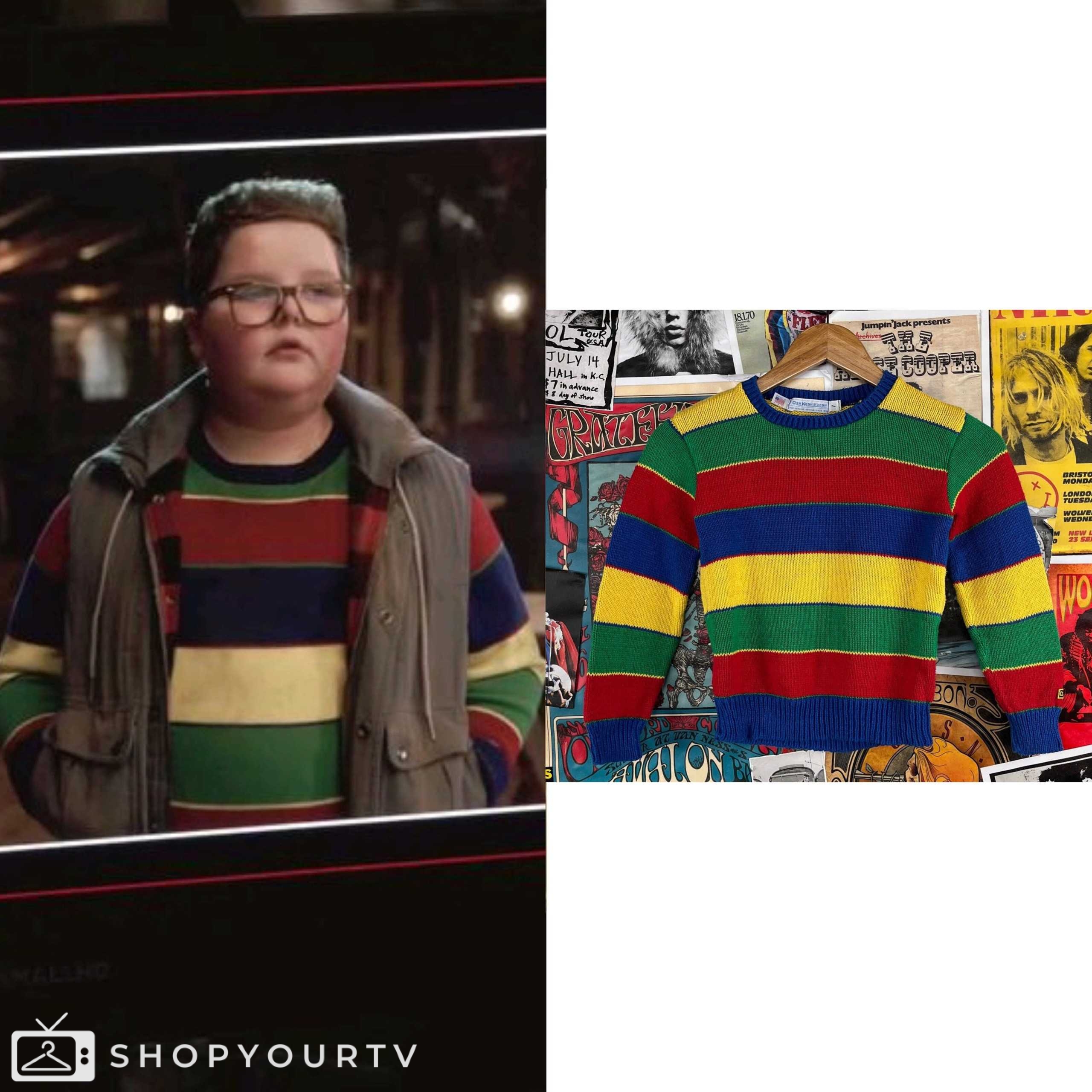 Stranger Things: Season 5 Derek’s Stripe Sweater | Shop Your TV