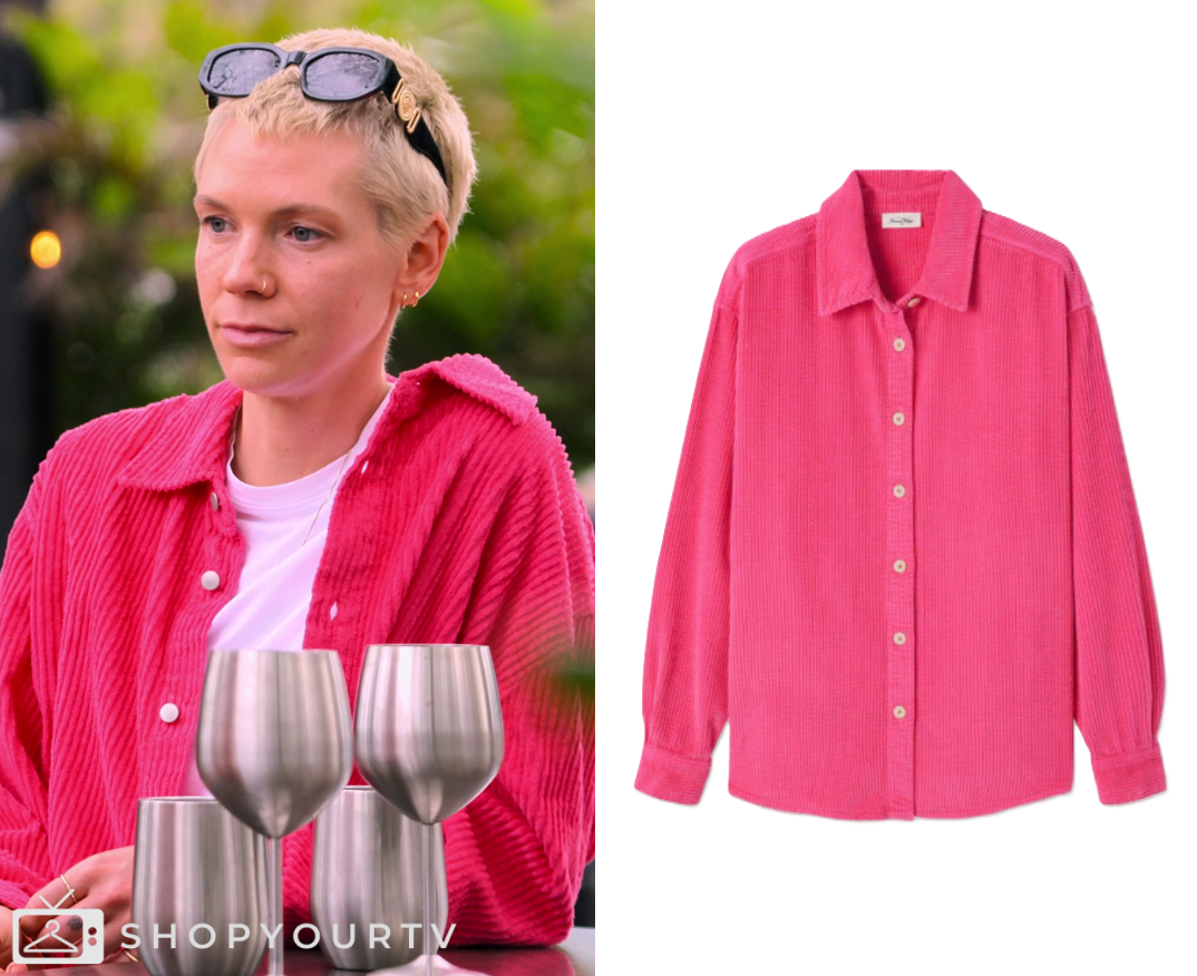 The Ultimatum Queer Love: Season 2 Episode 2 Pink Corduroy Shirt | Shop ...