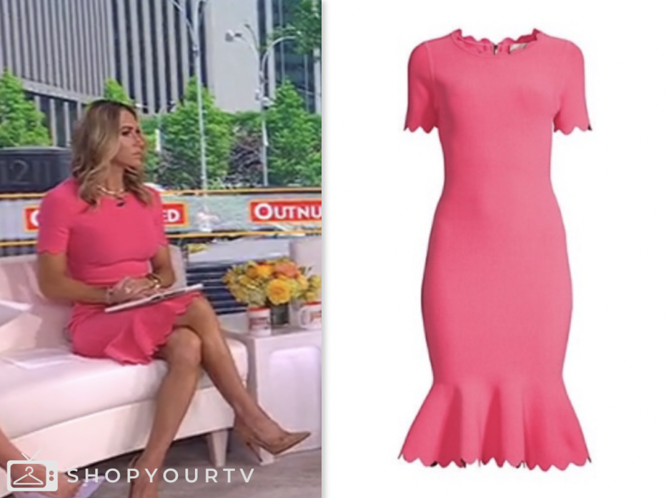 Outnumbered: June 2025 Lara Trump's Pink Scallop Dress | Shop Your TV