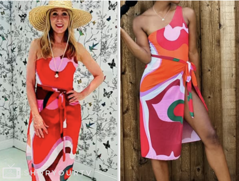 The Today Show: June 2025 Chassie Post's Red Geometric Print One ...