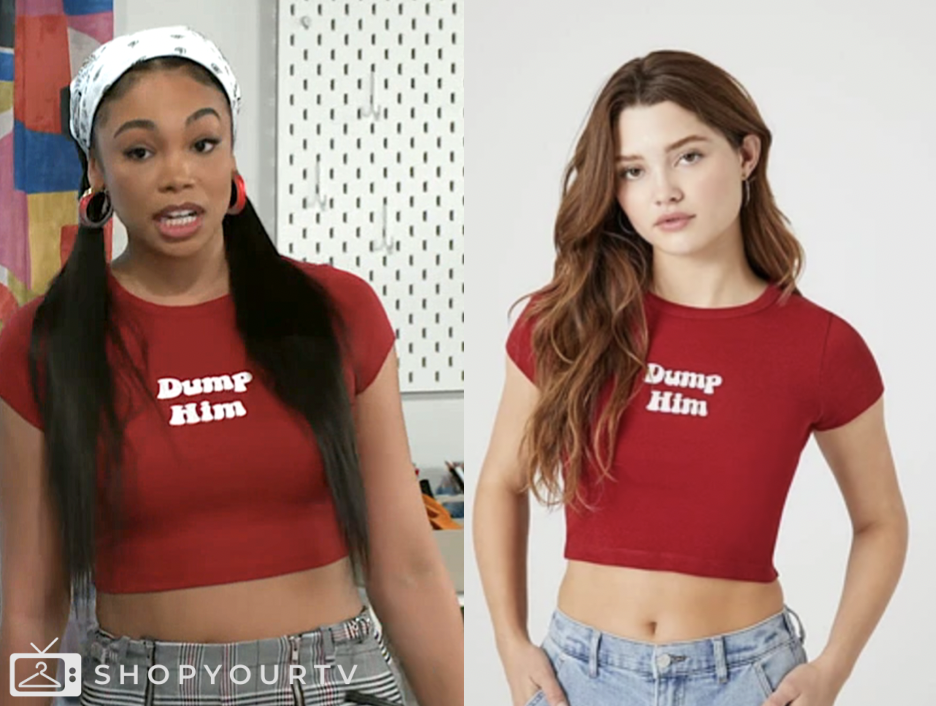 Beyond the Gates: June 2025 Chelsea Hamilton's Red "Dump Him" Tee ...