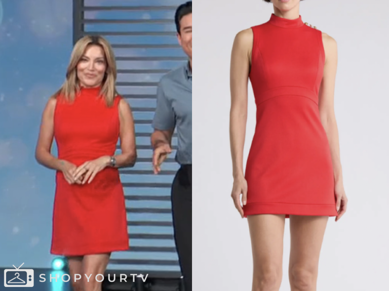 Access Daily: June 2025 Kit Hoover’s Red Mock Neck Mini Dress | Shop ...