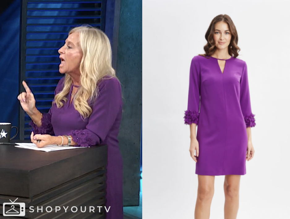 Access Daily: June 2025 Alison Triessl's Purple Floral Applique Sleeve ...