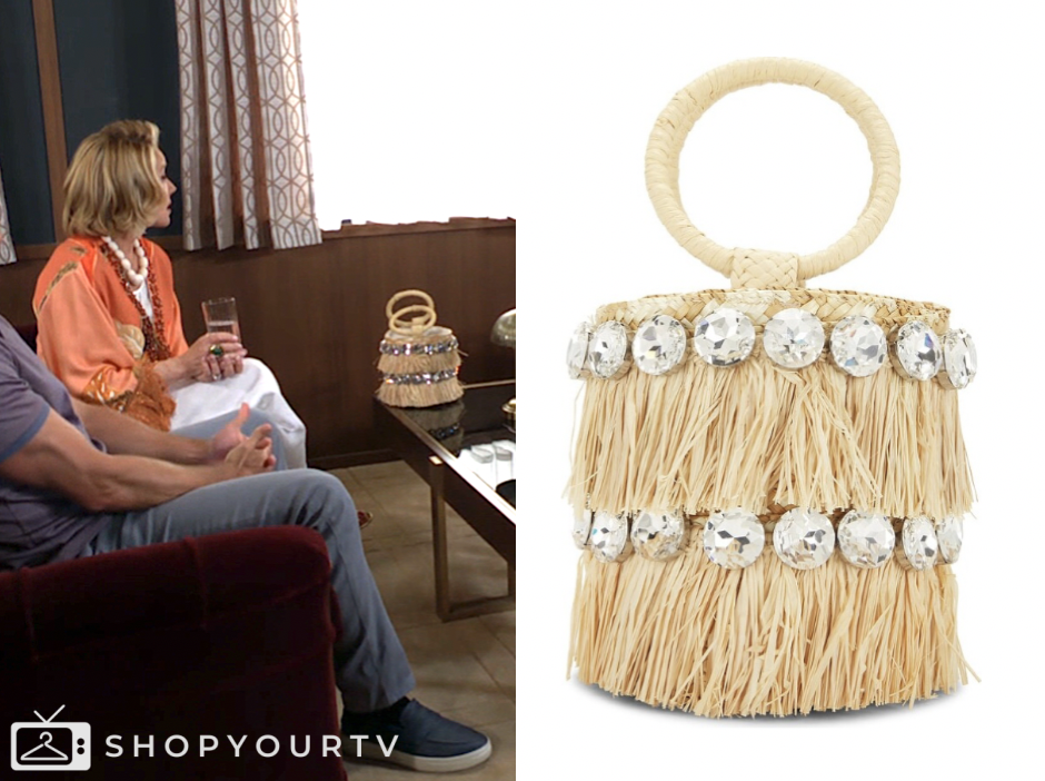 The Young and the Restless: June 2025 Nikki Newman's Straw Embellished ...