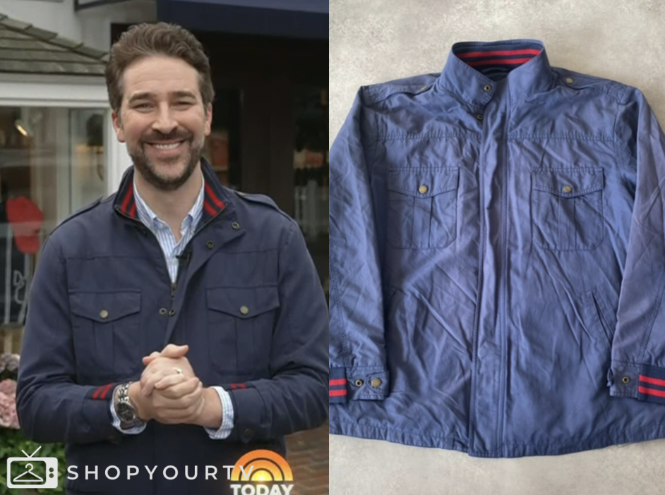 The Today Show: June 2025 Joe Fryer's Navy Blue Utility Jacket | Shop ...