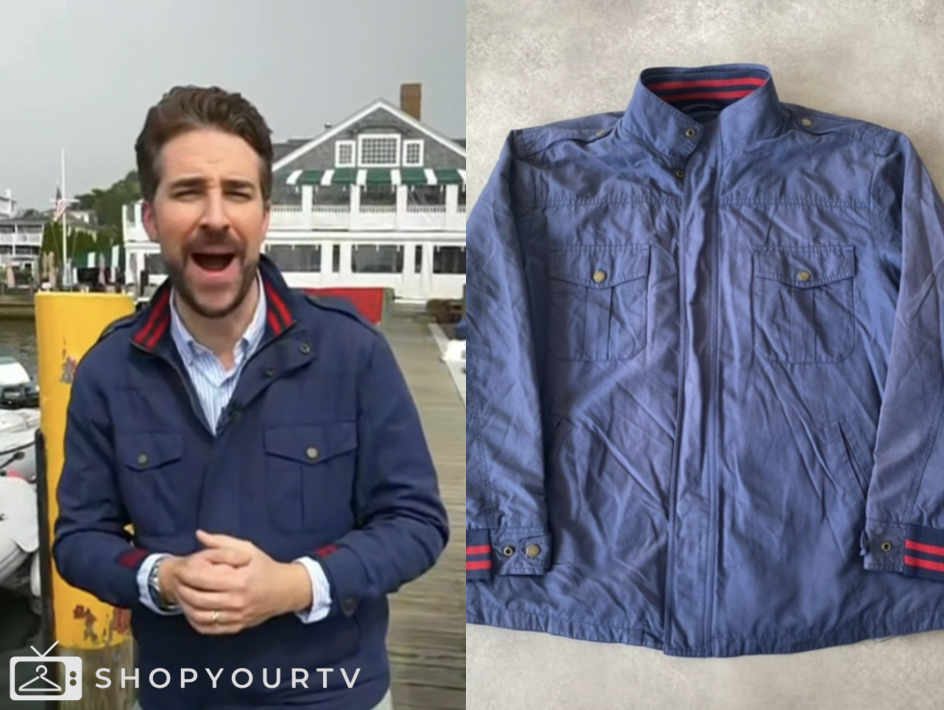 The Today Show: June 2025 Joe Fryer’s Navy Blue Utility Jacket | Shop ...