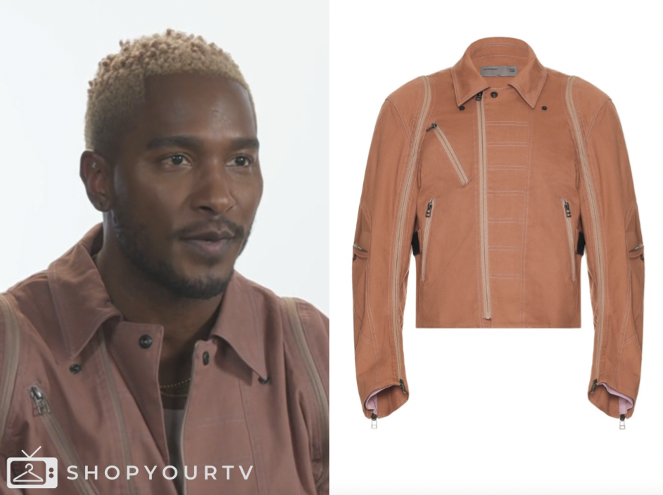 Access Daily: June 2025 Scott Evans's Rust Moto Jacket | Shop Your TV