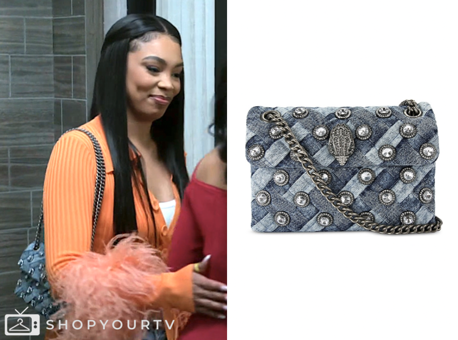 Beyond the Gates: June 2025 Chelsea Hamilton’s Denim Embellished Bag ...