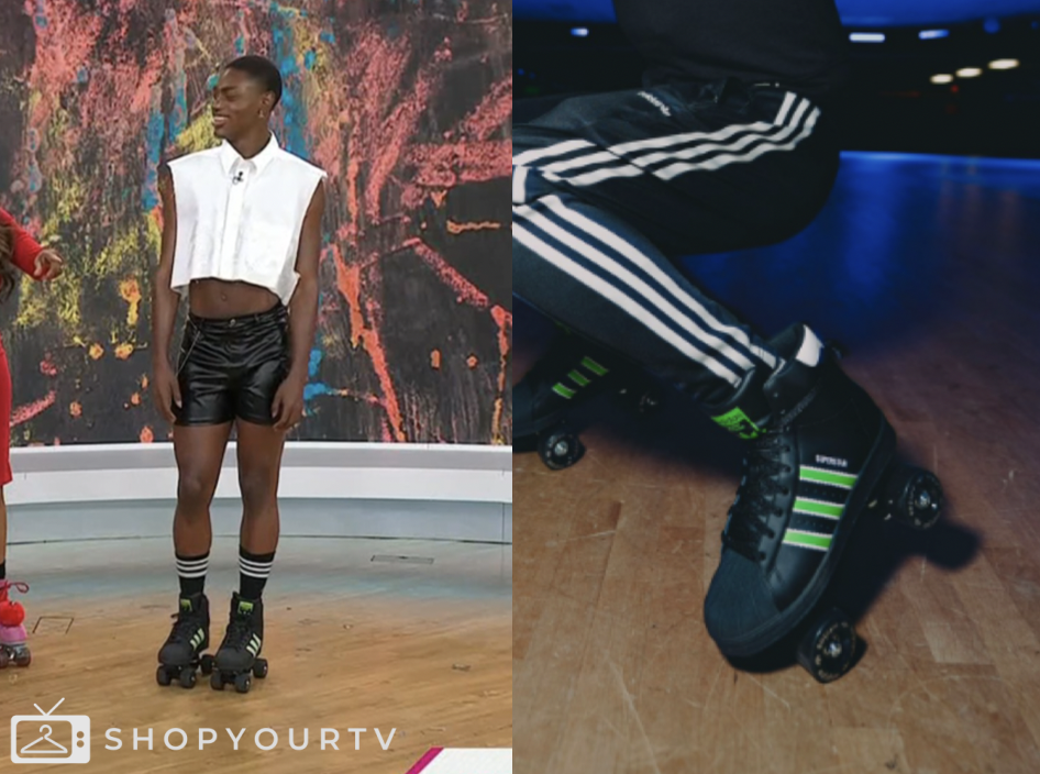 The Today Show: June 2025 Laron Best's Black and Green Roller Skates ...
