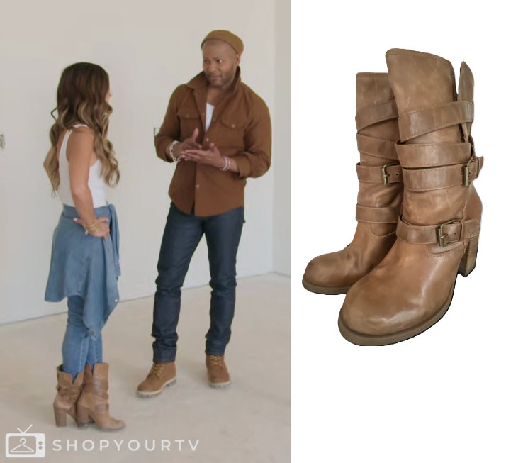 Rock the Block: Season 6 Episode 1 Alison Victoria's Brown Buckle Boots ...
