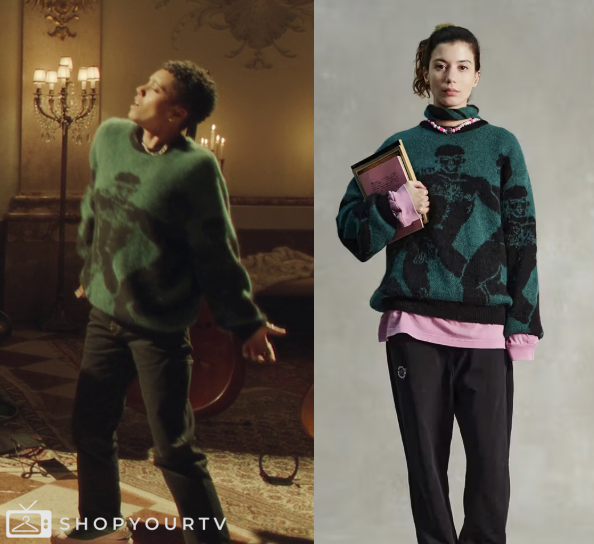 Nine Perfect Strangers: Season 2 Episode 4 Wolfie’s Green Sweater ...