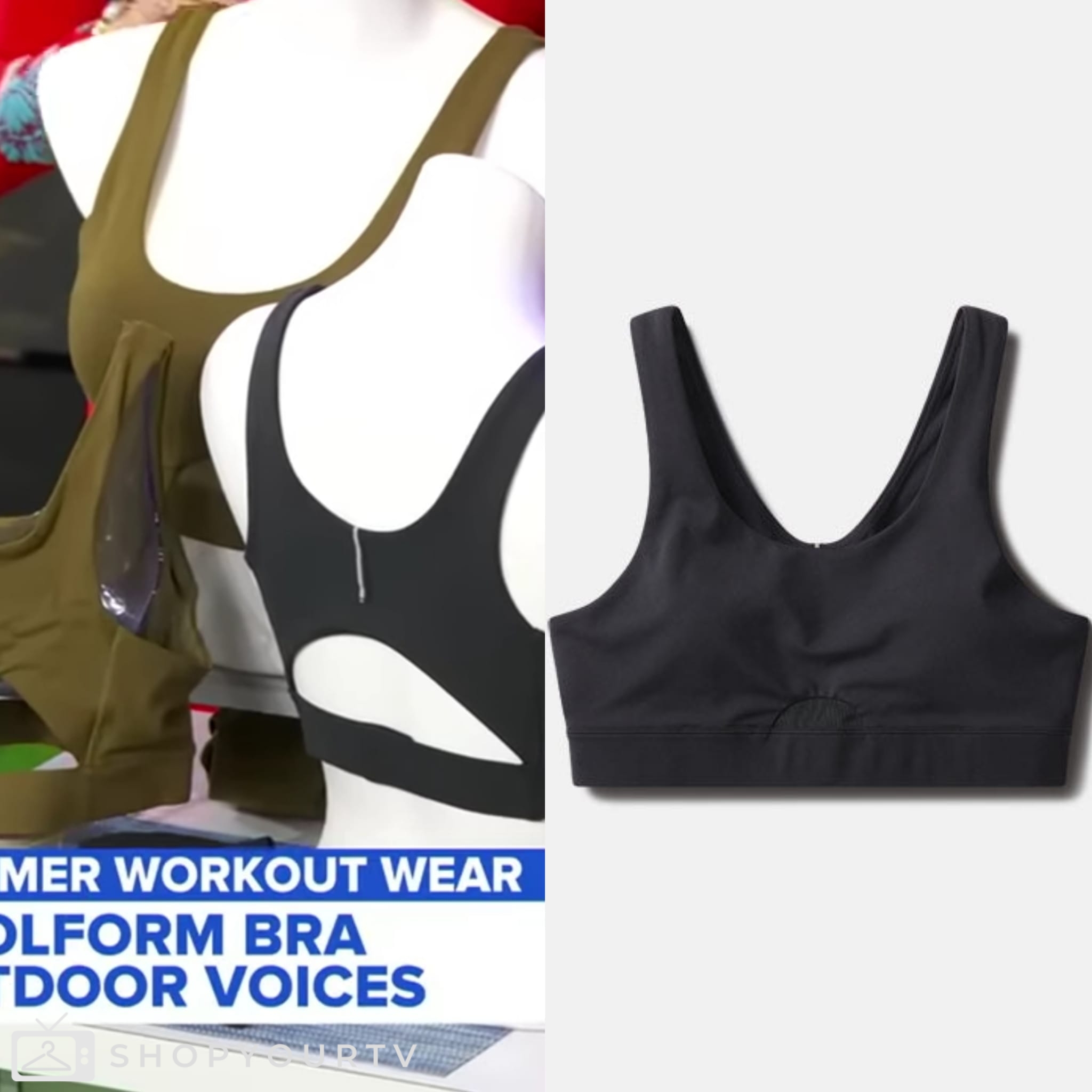 Good Morning America: June 2025 Black CoolForm Bra | Shop Your TV