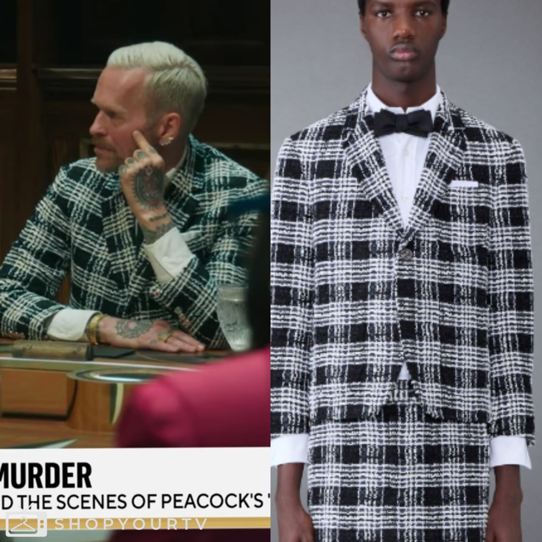 CBS Mornings: June 2025 Bob's Tweed Sack Sport Coat | Shop Your TV