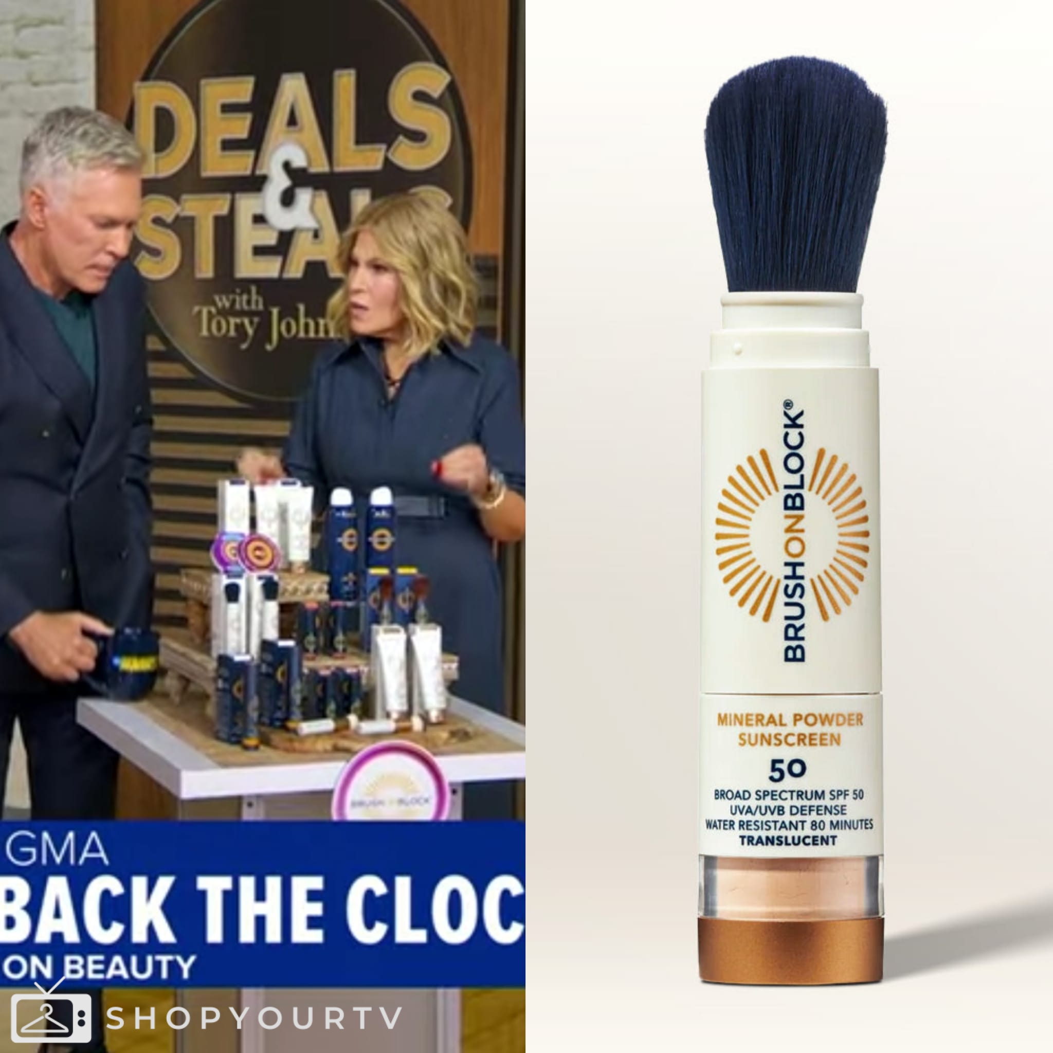 Good Morning America: July 2025 Sunscreen Brush (2) | Shop Your TV