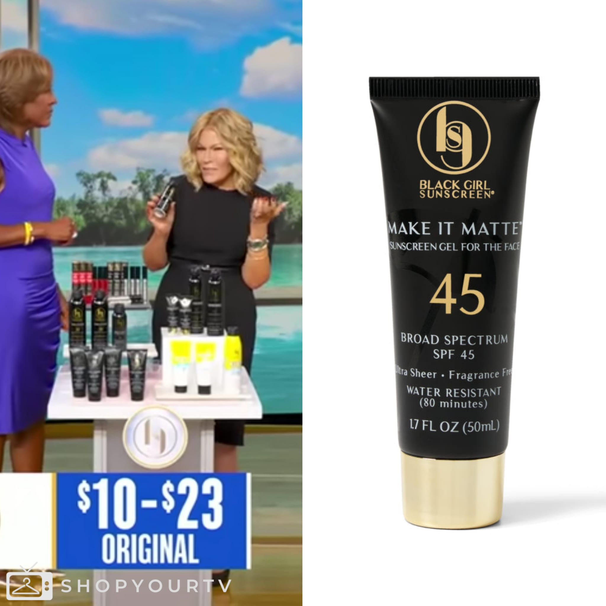 Good Morning America: July 2025 Gel Sunscreen for Face | Shop Your TV