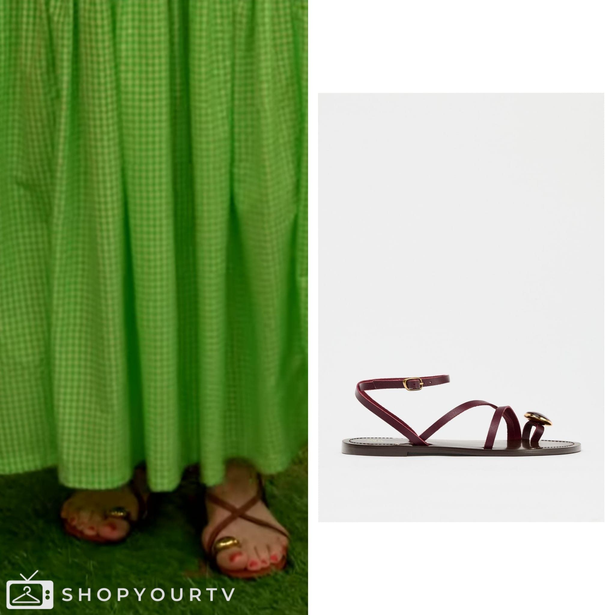 The Good Stuff with Mary Berg: July 2025 Flat Leather Sandals | Shop ...