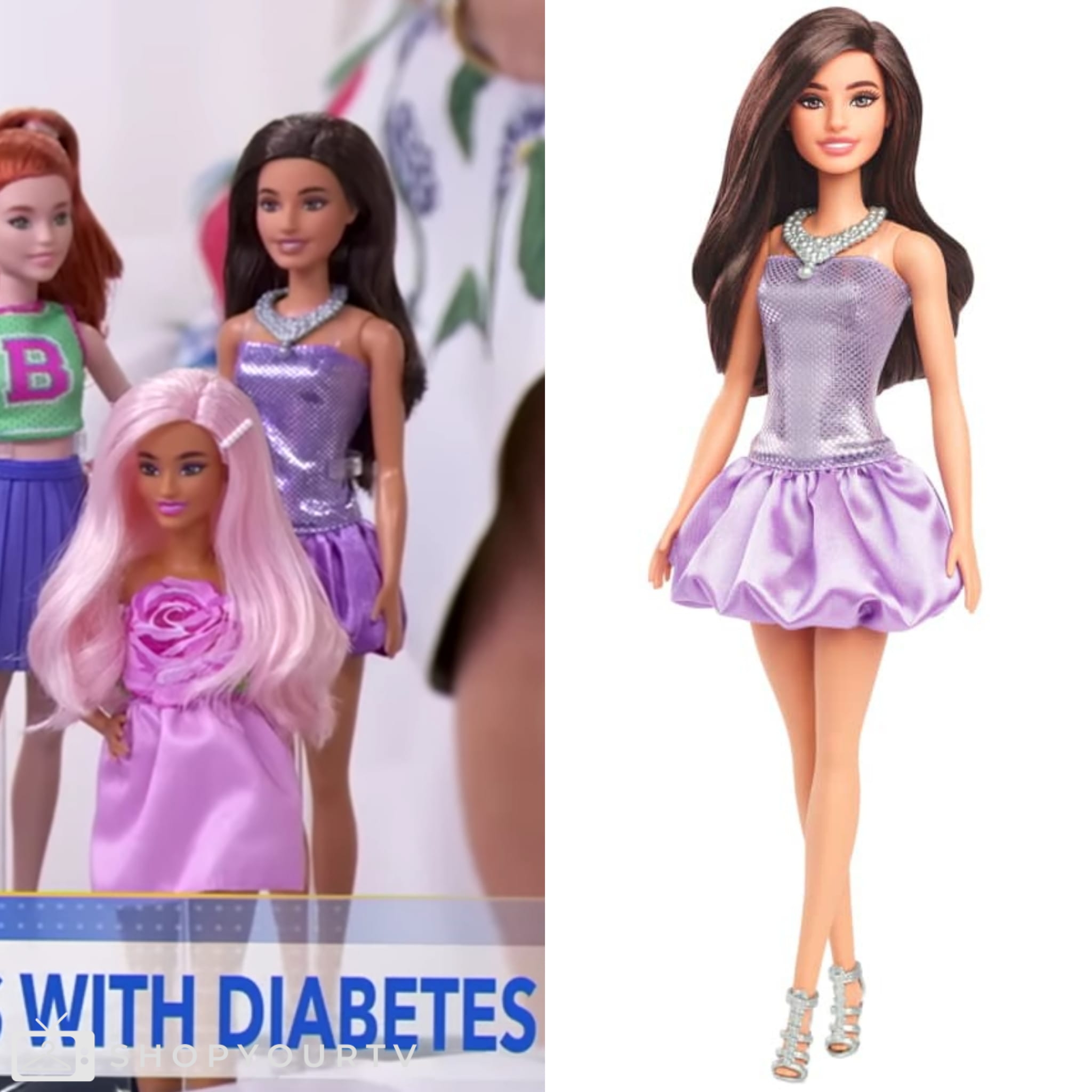 Good Morning America: July 2025 Doll in Sequined Purple Dress | Shop ...