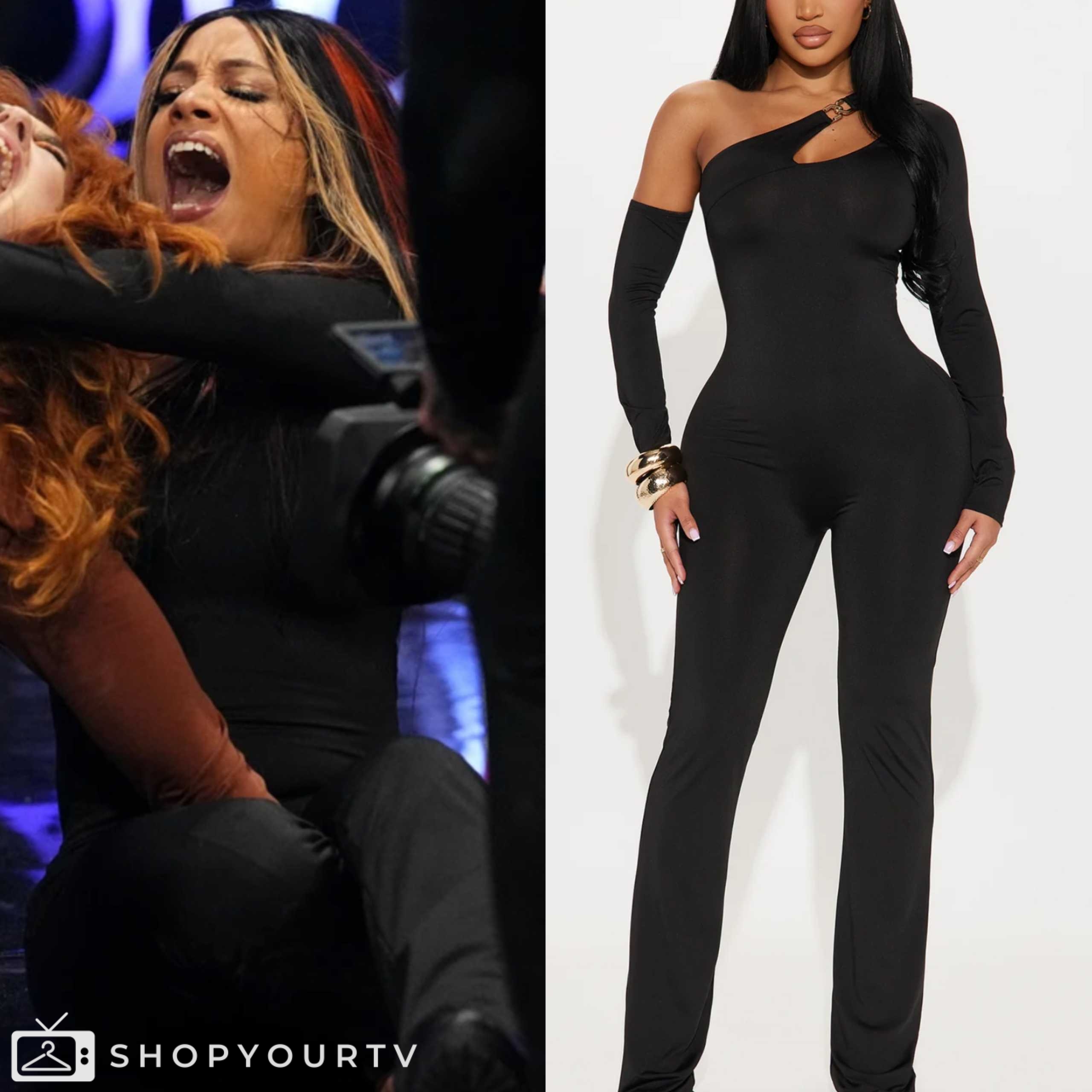AEW Dynamite May 2025: Mercedes Black Jumpsuit | Shop Your TV