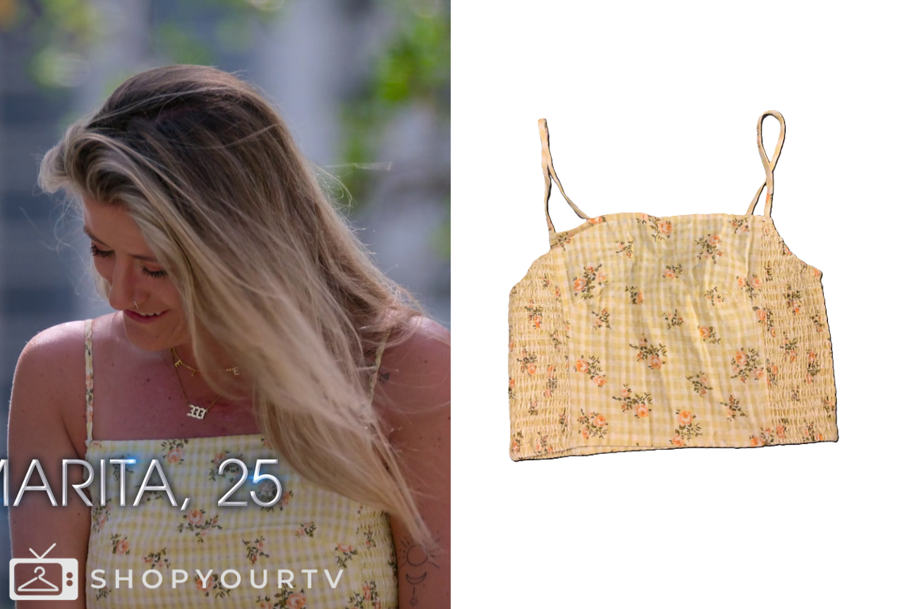 The Ultimatum Queer Love: Season 2 Episode 5 Marita's Floral Crop TOp ...