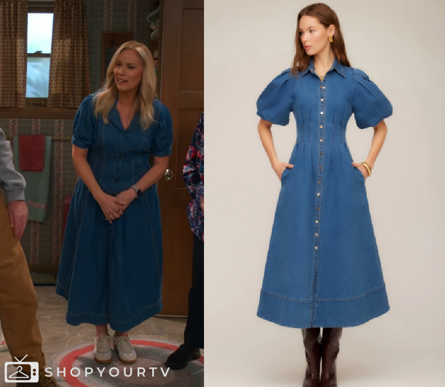 Leanne: Season 1 Episode 5 Leanne's Denim Dress | Shop Your TV