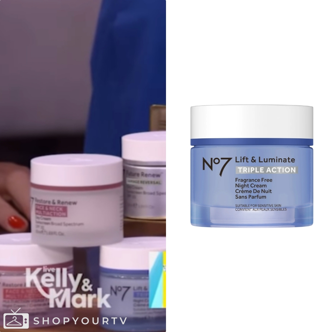 Live with Kelly and Mark: June 2025 Triple Action Night Cream | Shop ...