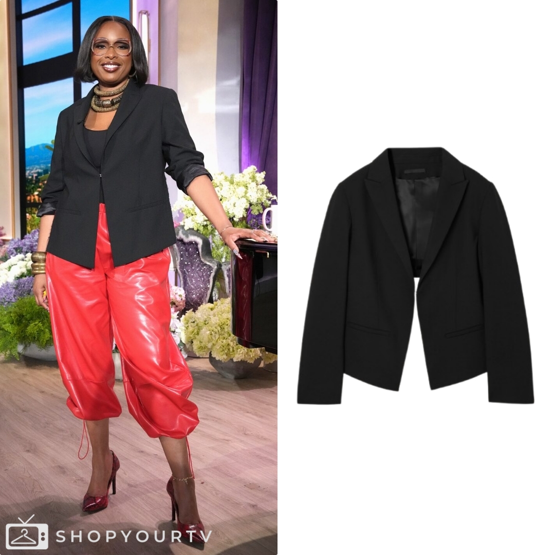 The Jennifer Hudson Show: March 2025 Jennifer’s Black Blazer | Shop Your TV
