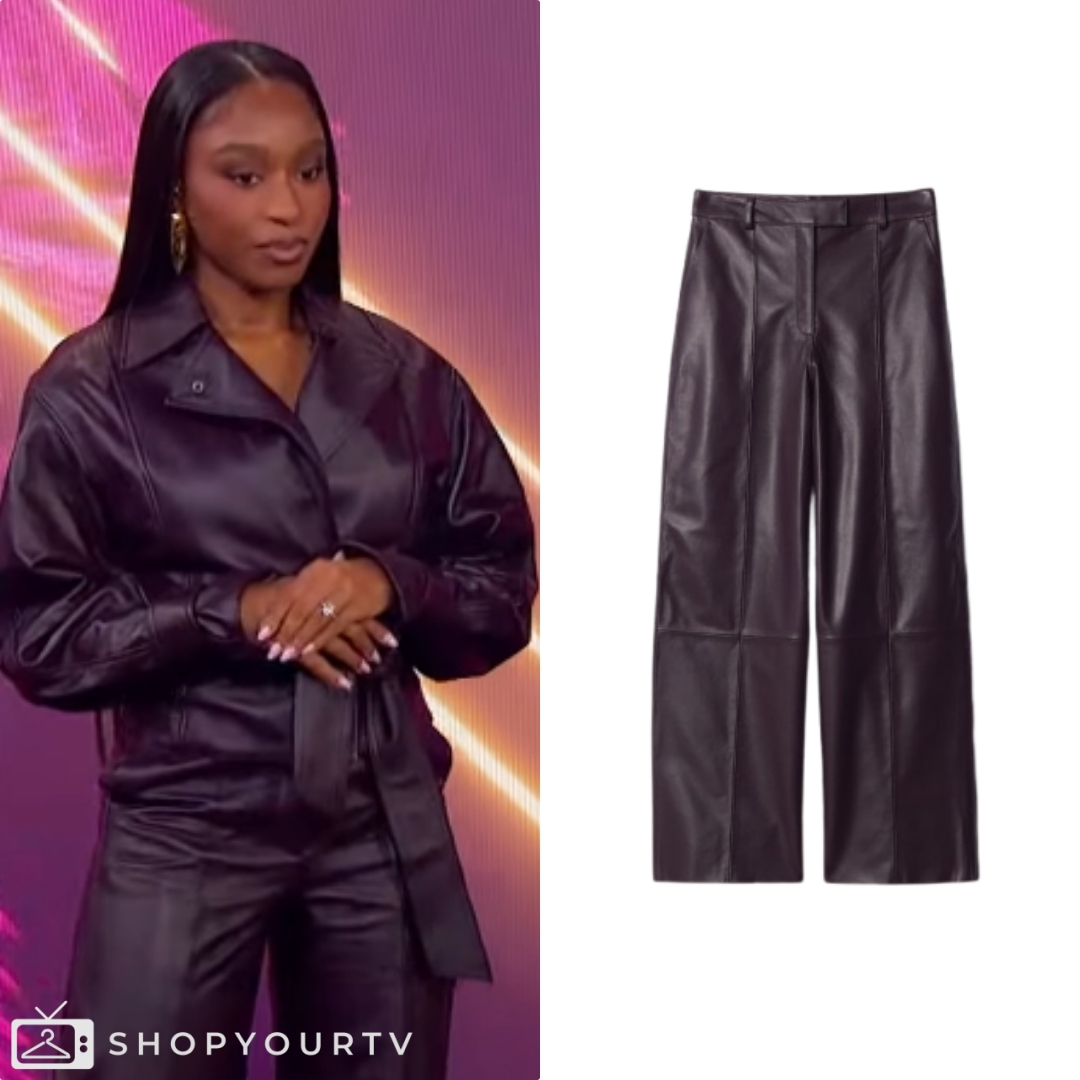 The Jennifer Hudson Show: April 2025 Normani’s Purple Leather Pants ...