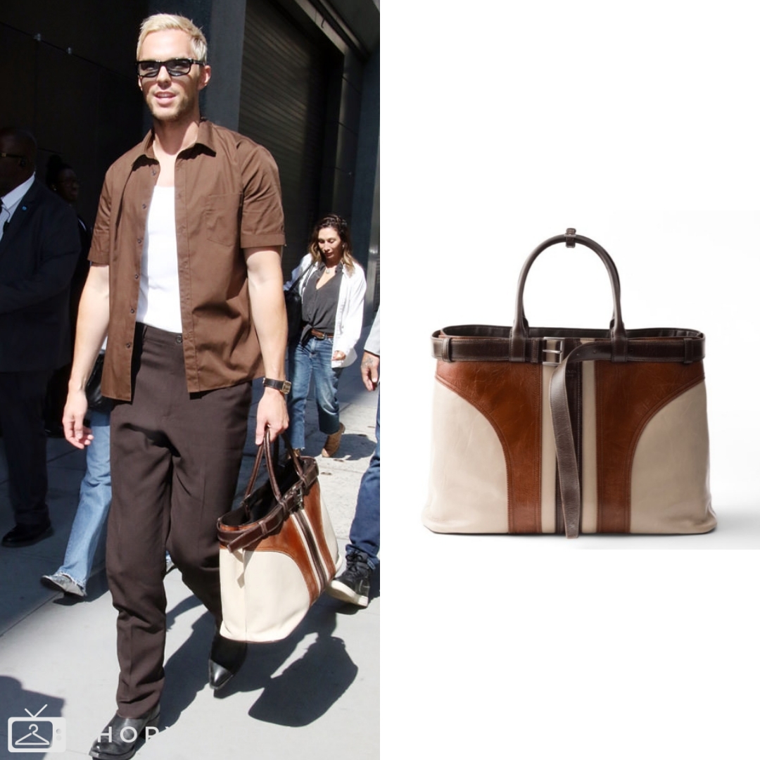 Live with Kelly and Mark: July 2025 Nicholas’ Brown Tote Bag | Shop Your TV