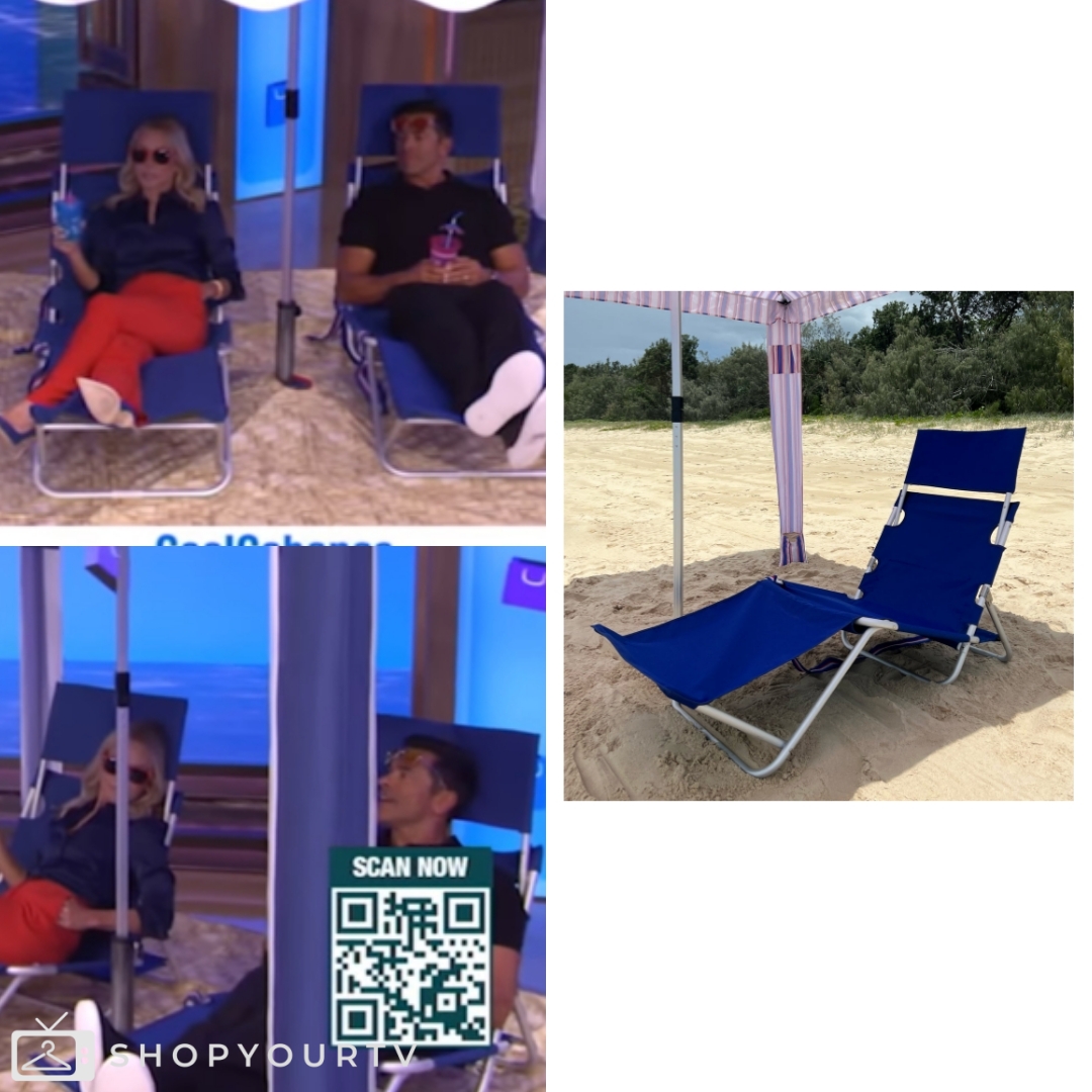 Live with Kelly and Mark: July 2025 Blue Beach Loungers | Shop Your TV