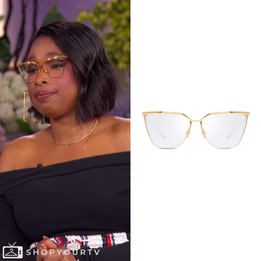 The Jennifer Hudson Show: April 2025 Jennifer’s Yellow-Gold Eyeglasses ...
