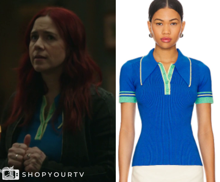 Resident Alien: Season 4 Episode 8 D'Arcy's Collared Polo Top | Shop ...