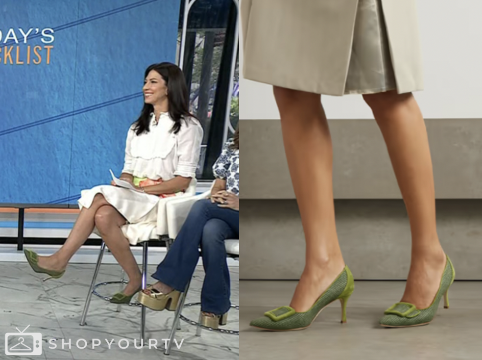 The Today Show: July 2025 Dr. Natalie Azar's Green Heels | Shop Your TV