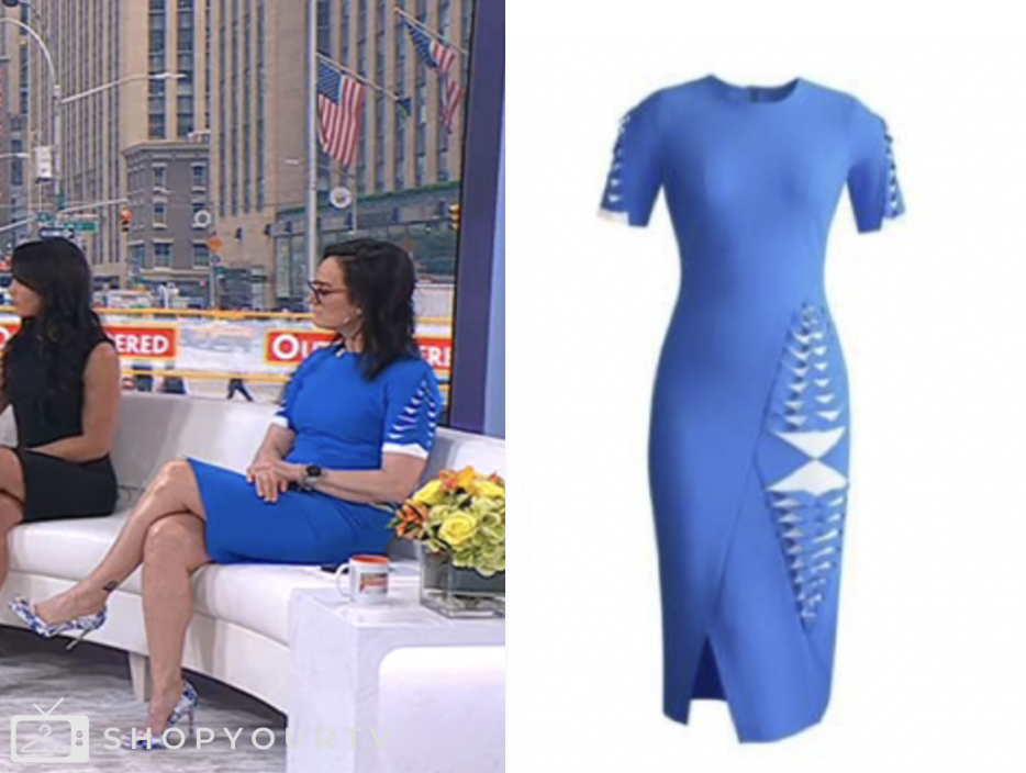 Outnumbered: July 2025 Kennedy’s Blue Laser Cutout Sheath Dress | Shop ...