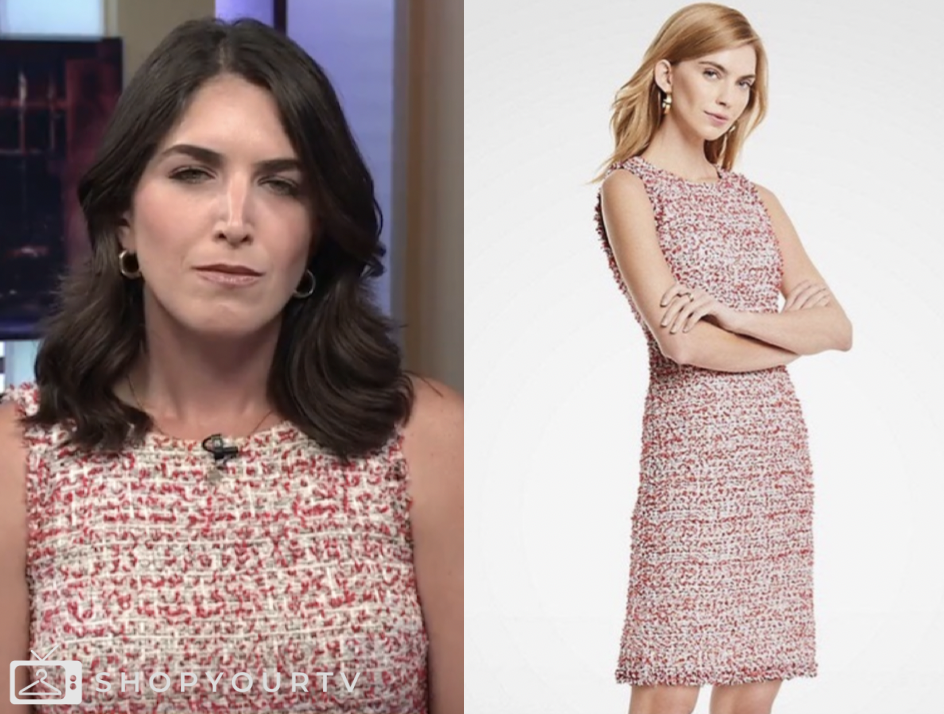 The Today Show: July 2025 Liz Kreutz's Red Tweed Dress | Shop Your TV